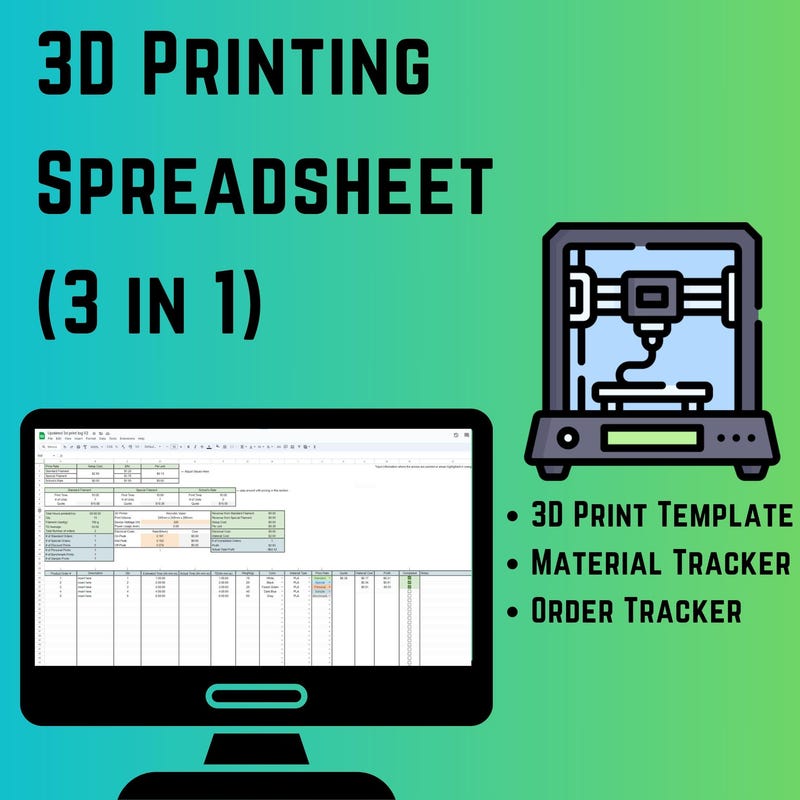 3d Printing Tracking - Etsy
