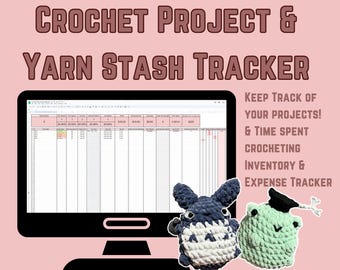 Crochet Inventory Tracker Spreadsheet - Etsy