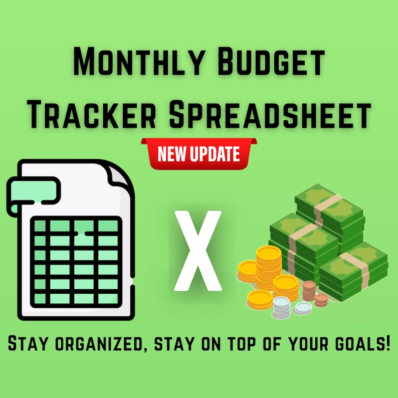 Monthly Budget Spreadsheet for 2025 | Monthly and Yearly Overview ...