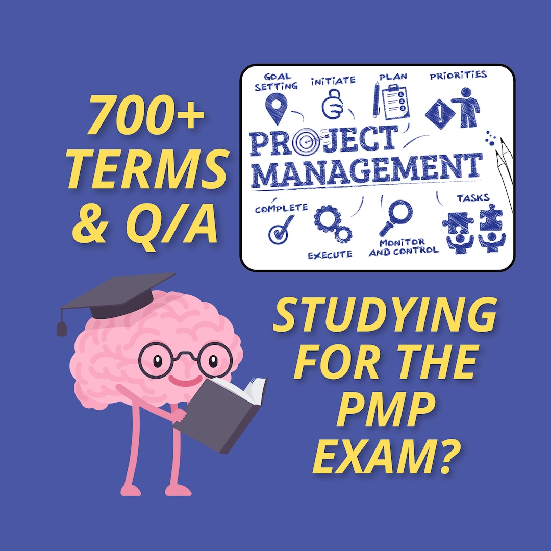 PMP Exam Study Guide: 700+ Terms & Q/A (digital Download) - Etsy