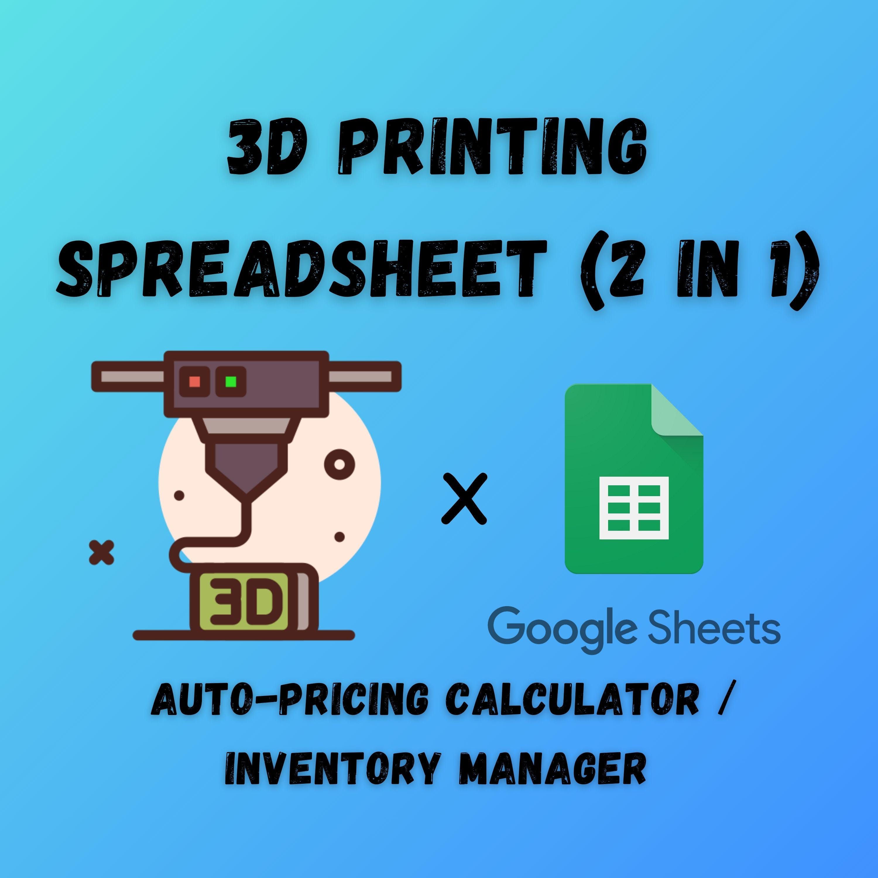 Ultimate 2-in-1 3D Printing Business Tool: Print Log & Material Tracker Bundle - Etsy