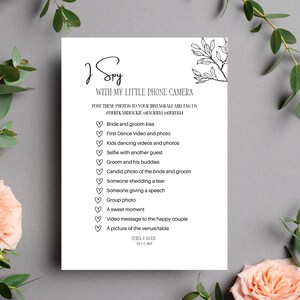 Editable Canva Wedding Photo/video Scavenger Hunt - Etsy
