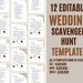 Editable Canva Wedding Photo/video Scavenger Hunt - Etsy