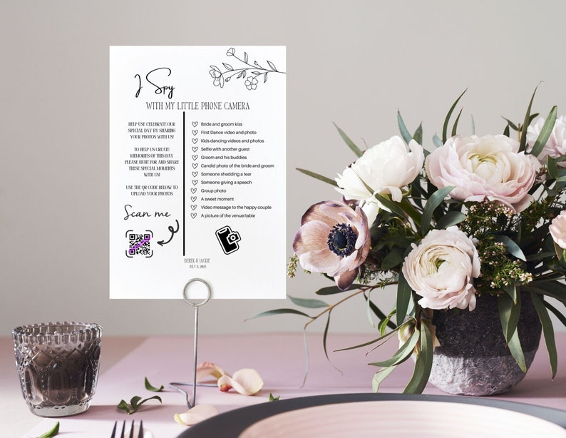 Editable Canva Wedding Photo/video Scavenger Hunt - Etsy