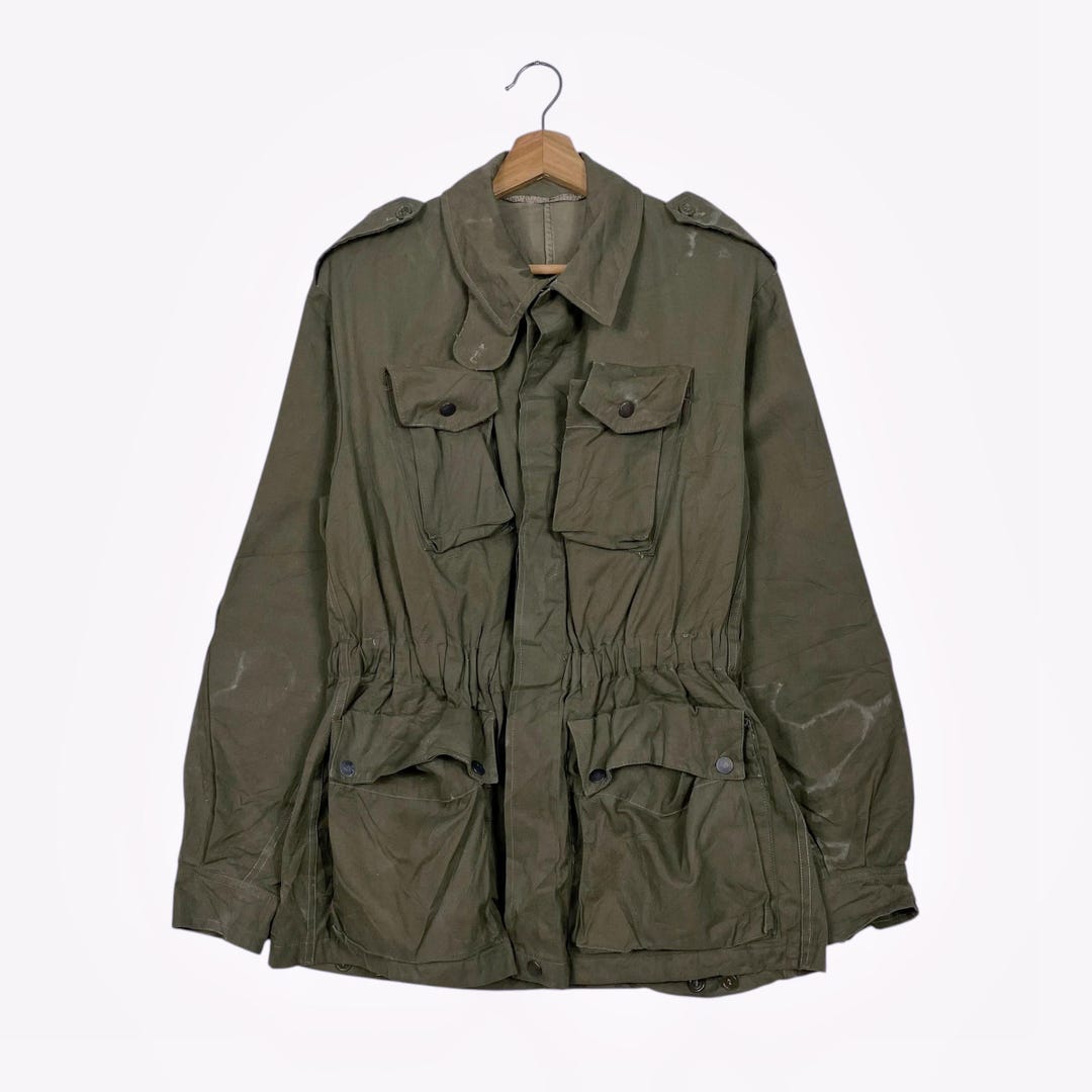 Vintage Olive Drab Italian Army Surplus Field Jacket - Etsy