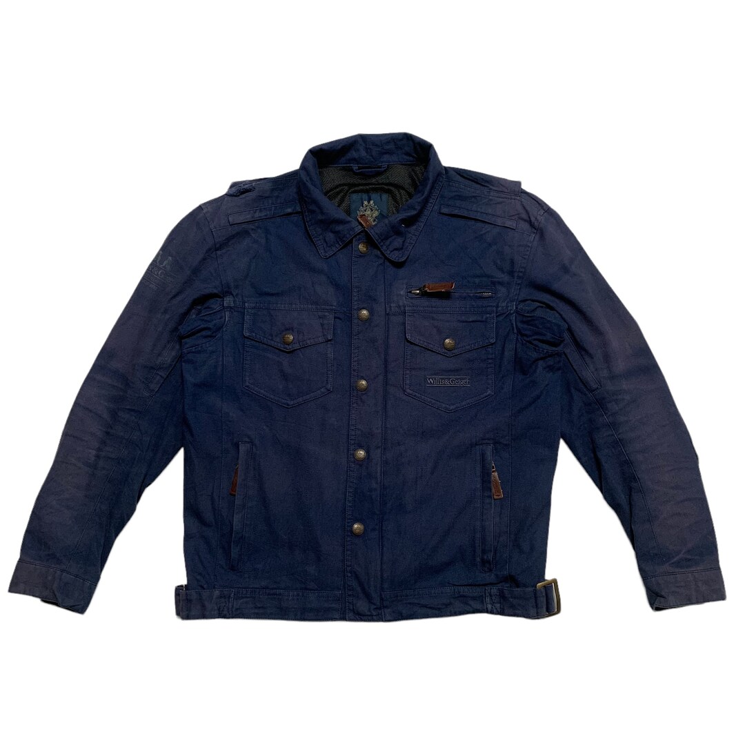 Willis & Geiger Motorcycle Rider Jacket - Etsy