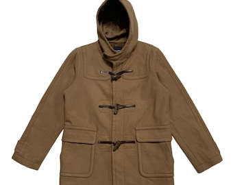 Beams Plus Japan Wool Fleece Hoodie Duffle Coat Overcoat Winter Coat - Etsy