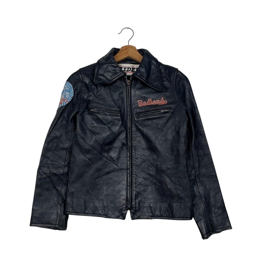 Riders Badland Motorcycle Biker Leather Jacket - Etsy