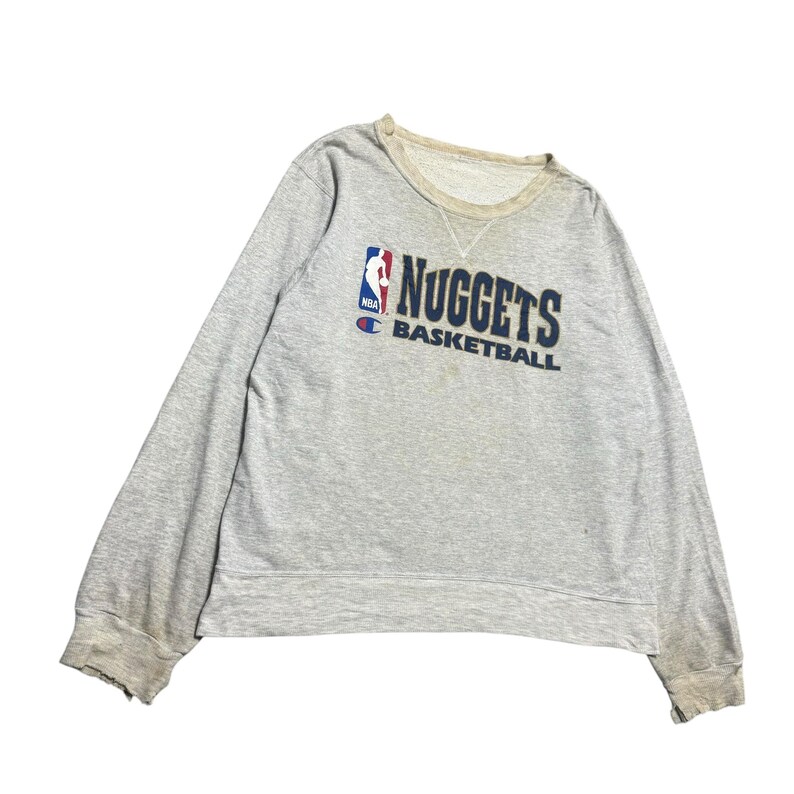 Vintage Champion NBA Basketball Nuggets Sweatshirt - Etsy