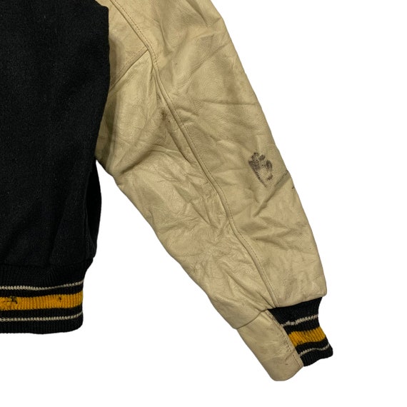 Vintage 50s Golden Bear Leather Varsity Jacket - Gem