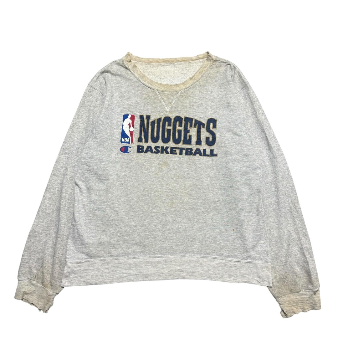 Vintage Champion NBA Basketball Nuggets Sweatshirt - Etsy