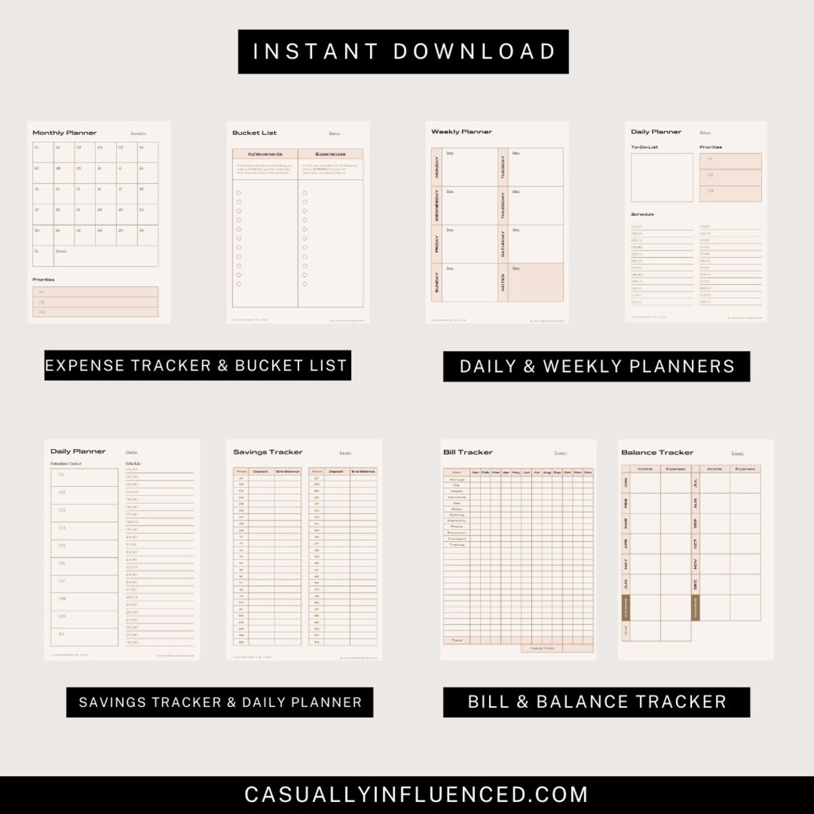 Atomic Habits Habit Tracker Kit, Atomic Habit Tracker Printable, Habit ...