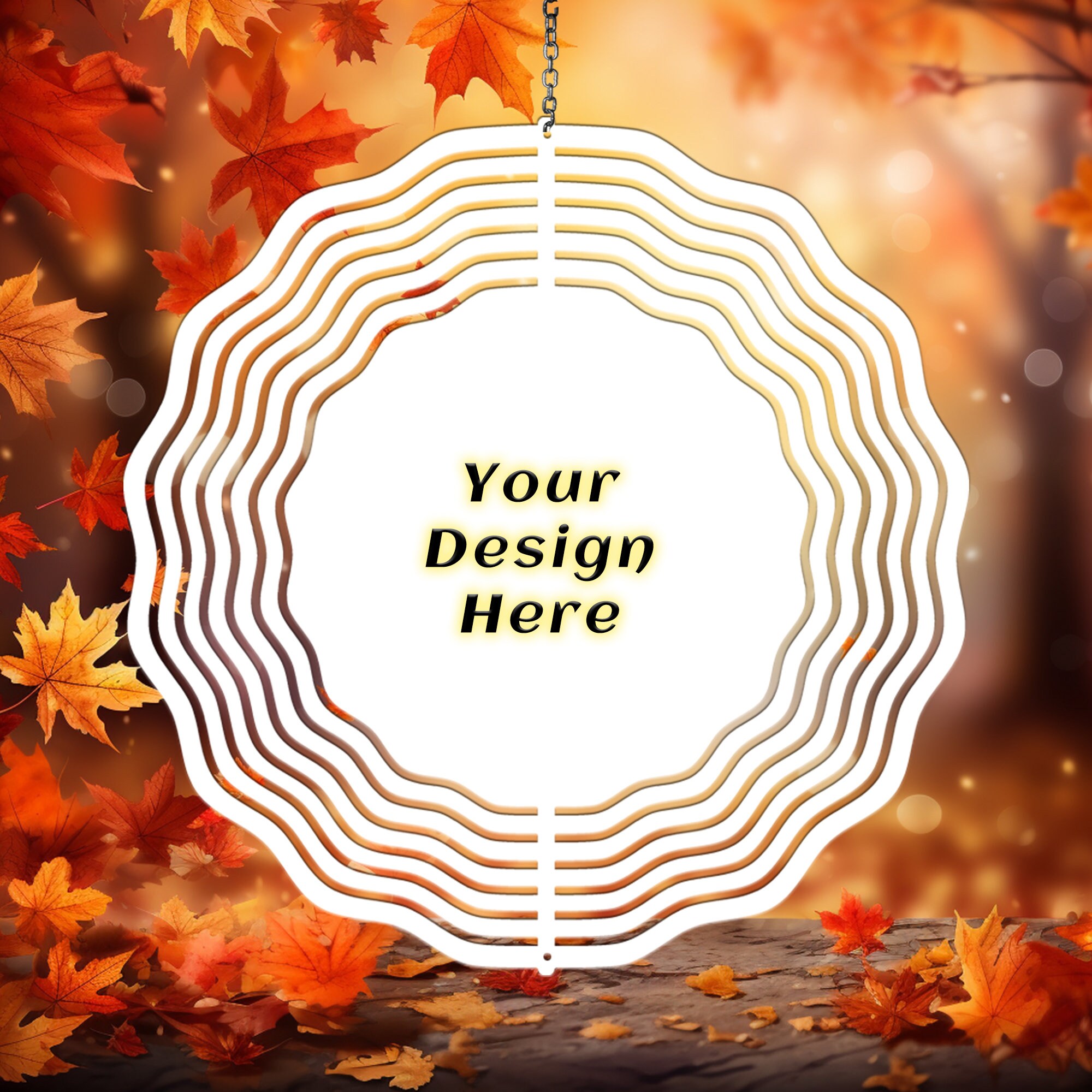 Set of Four Wind Spinner Mockup Template Bundle, Four Seaons Spring ...