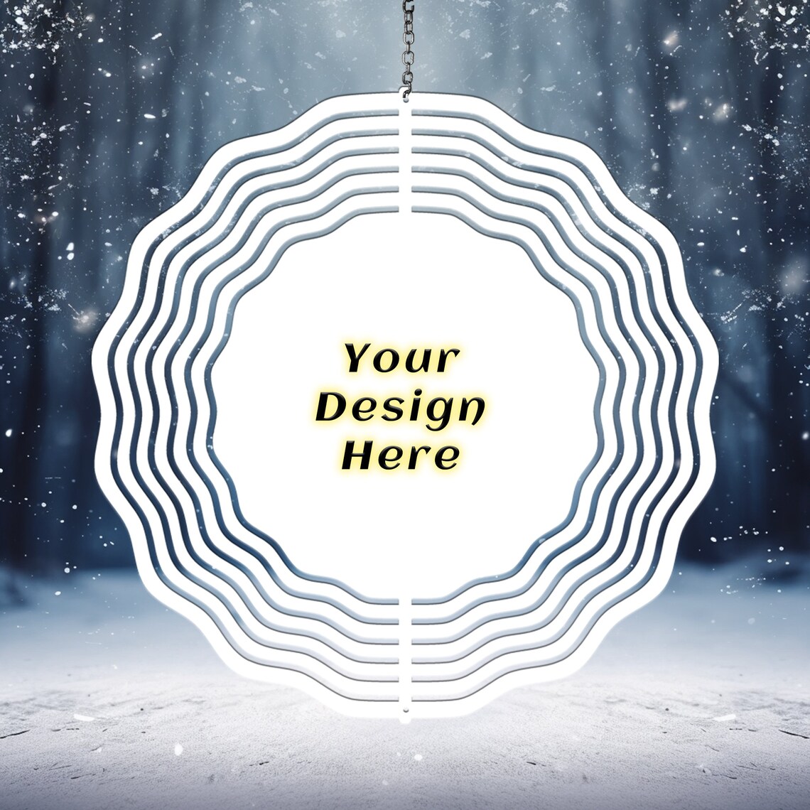 Set of Four Wind Spinner Mockup Template Bundle, Four Seaons Spring ...