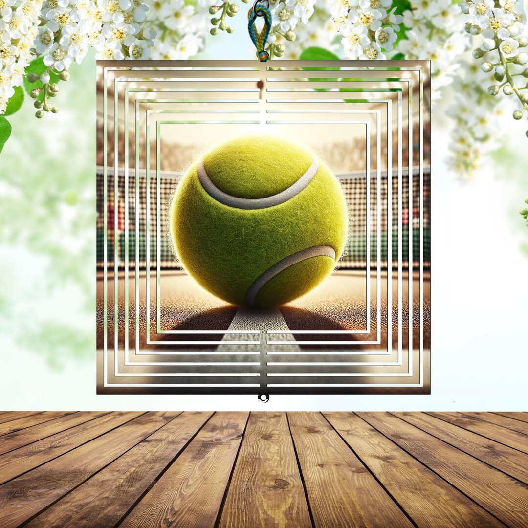 Tennis Wind Spinner Sublimation Designs Png, House and Garden Decor ...