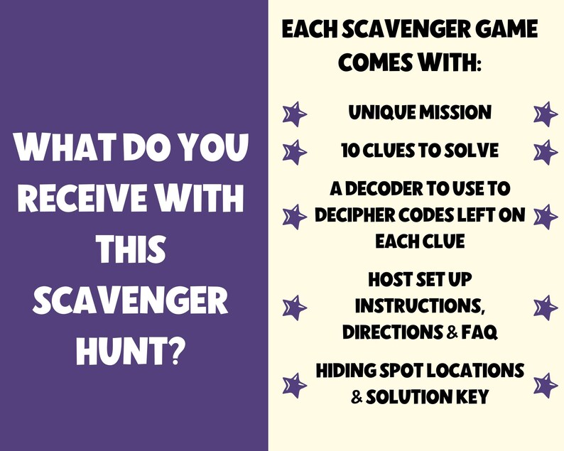 Scavenger Hunt for Kids, Indoor Treasure Hunt Game, Home Holiday ...