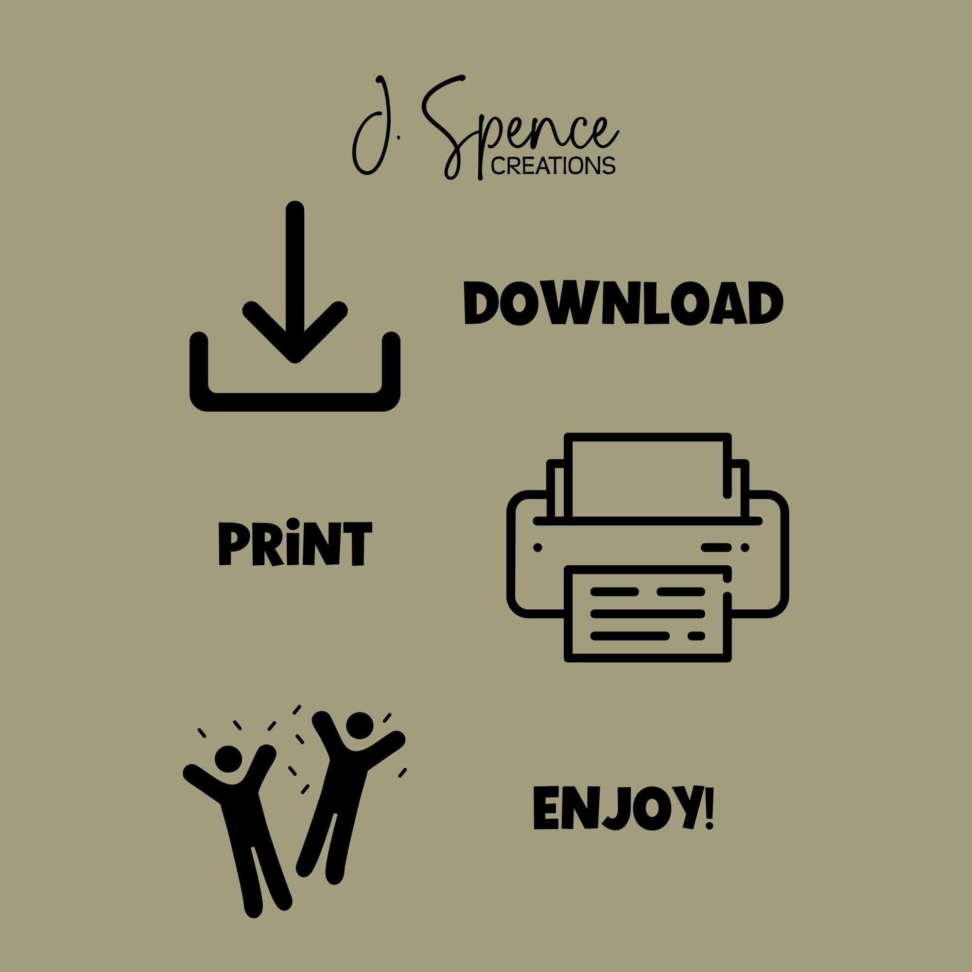 Halloween Countdown Tracker Printable BUNDLE, 30-day Holiday Countdown ...