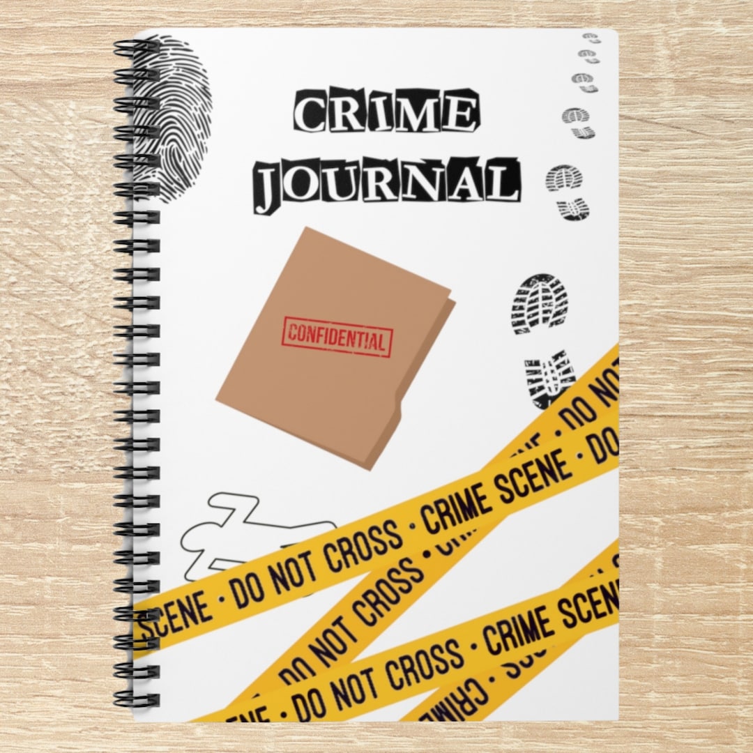 Crime Journal, Reading Journal, True Crime Gifts, Pocket Notebook ...