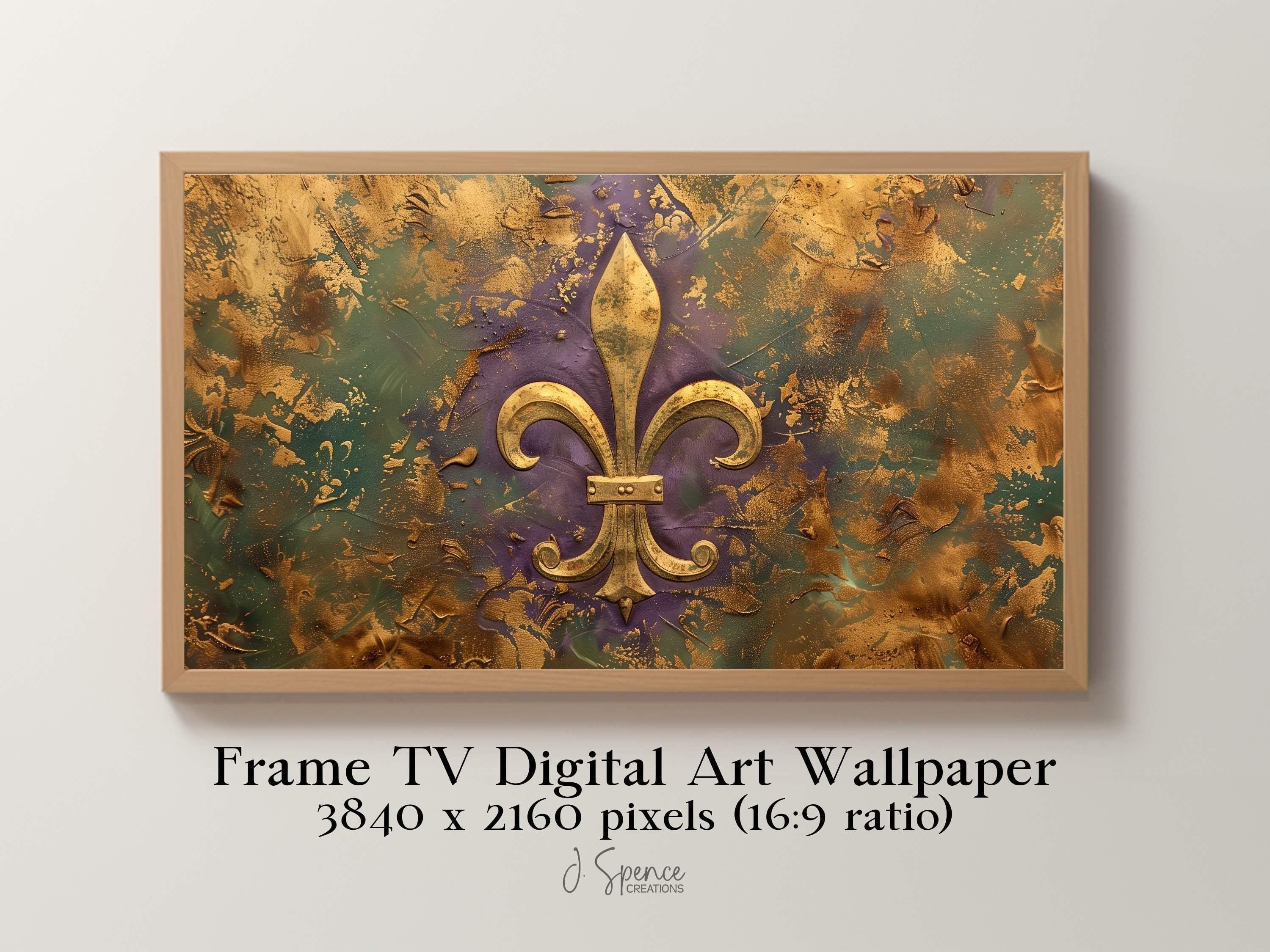 Christmas Fleur De Lis Desktop Wallpaper