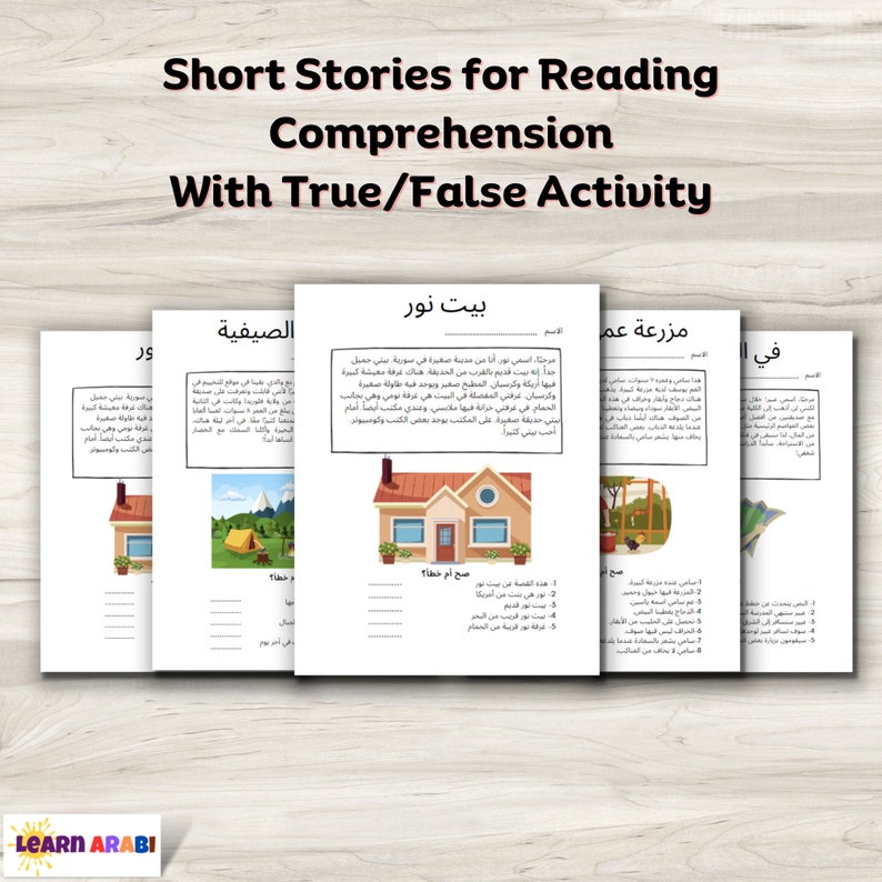 Four Short Stories for Reading Comprehension With True/false Activity ...