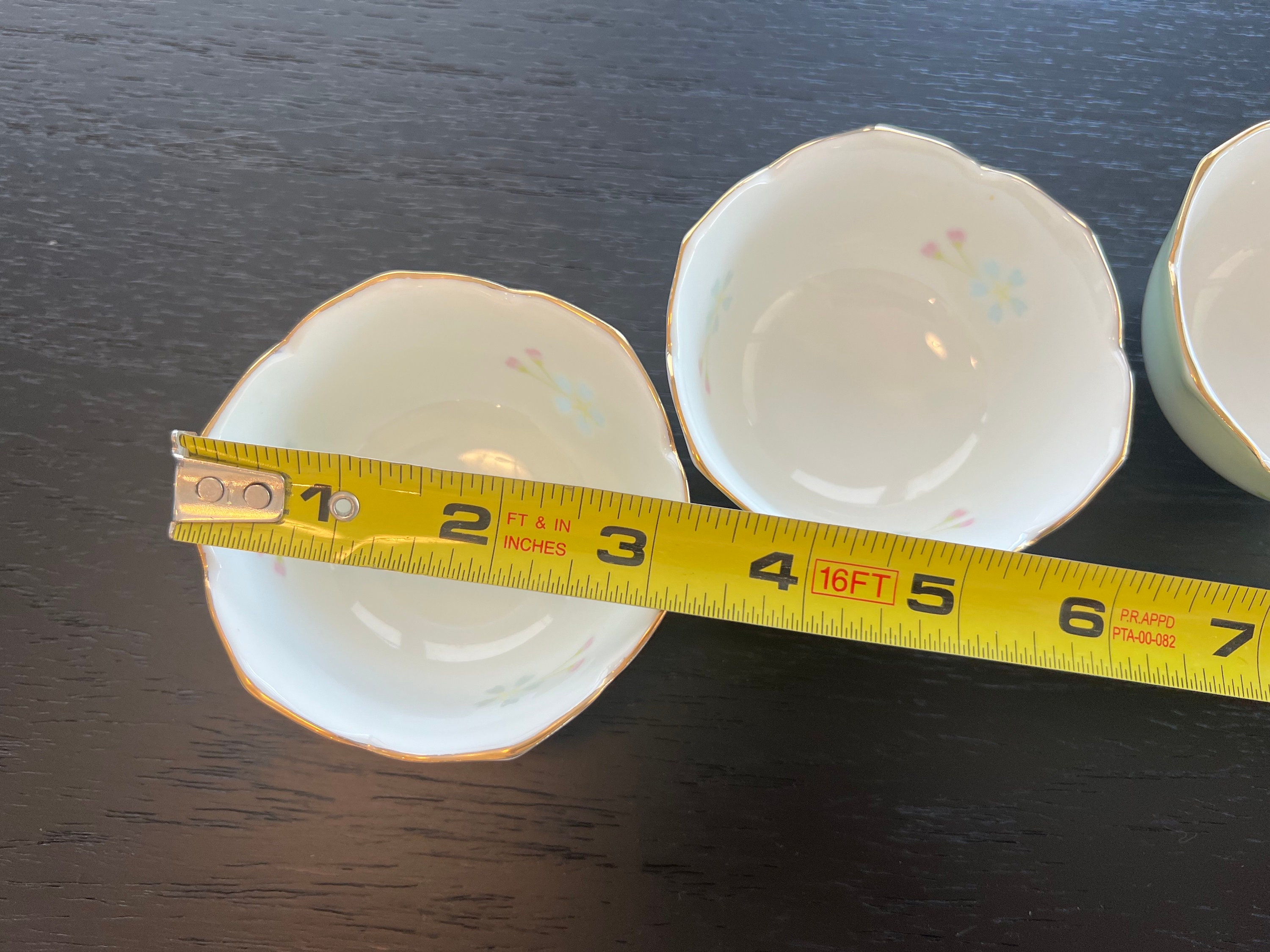 Arita Ware Japanese Porcelain Firefly Flower Gold Rim Rice Bowl Set - Etsy