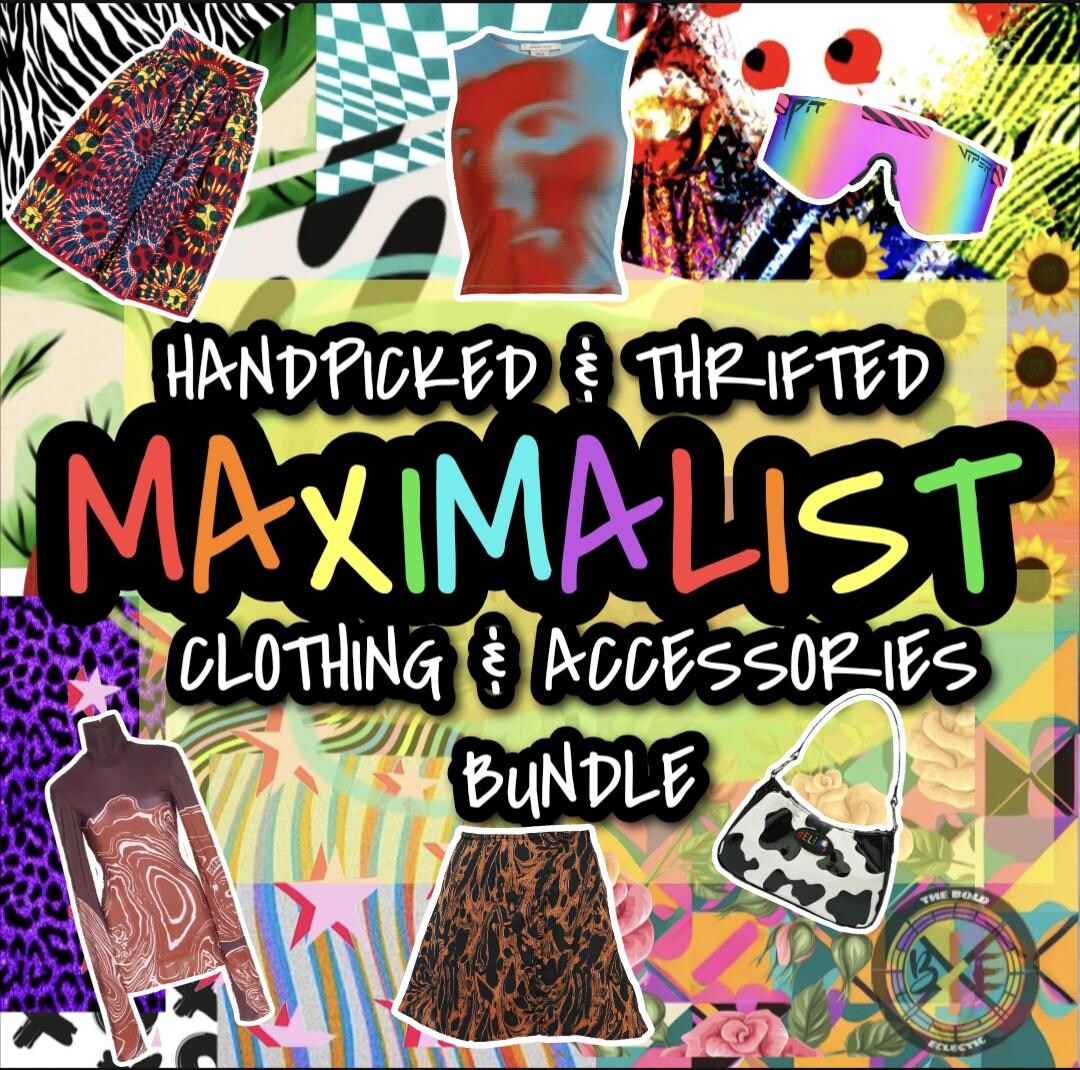Maximalist Aesthetic Handpicked Thrifted Handmade Vintage Clothing ...