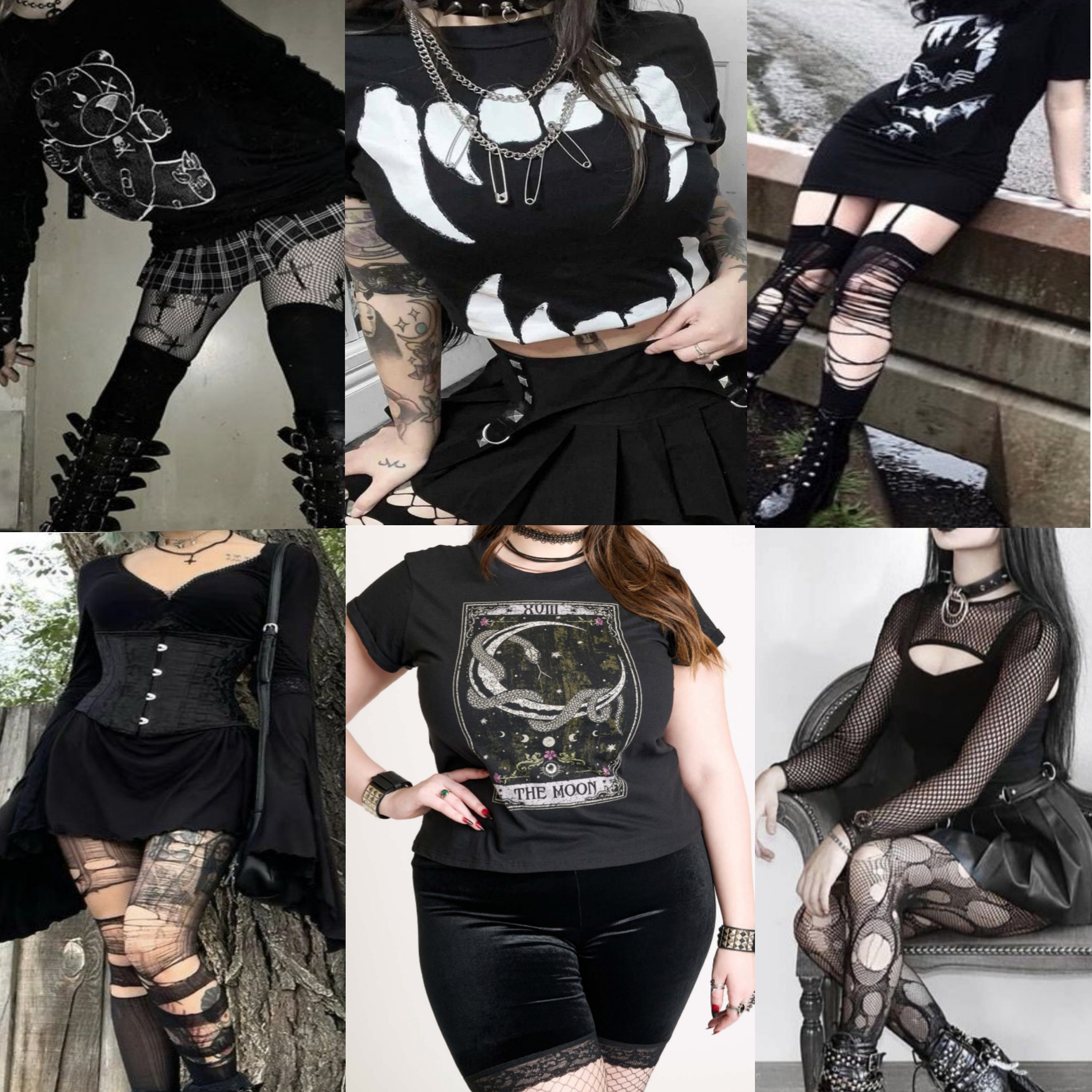 Gothcore Aesthetic Style Bundle Mystery Box All Sizes XS to 3X ...