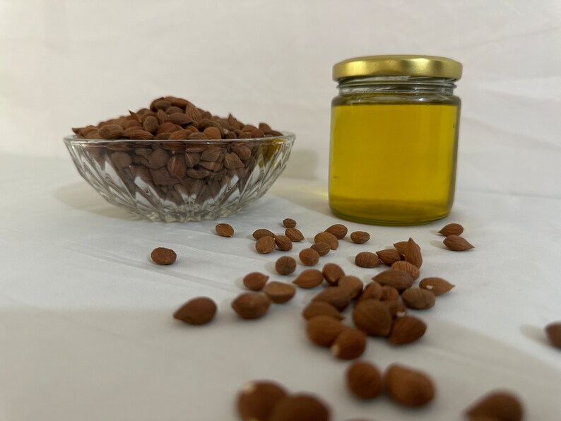 100% Natural, Unrefined, and Cold Pressed Apricot Kernels Oils 352.73oz ...