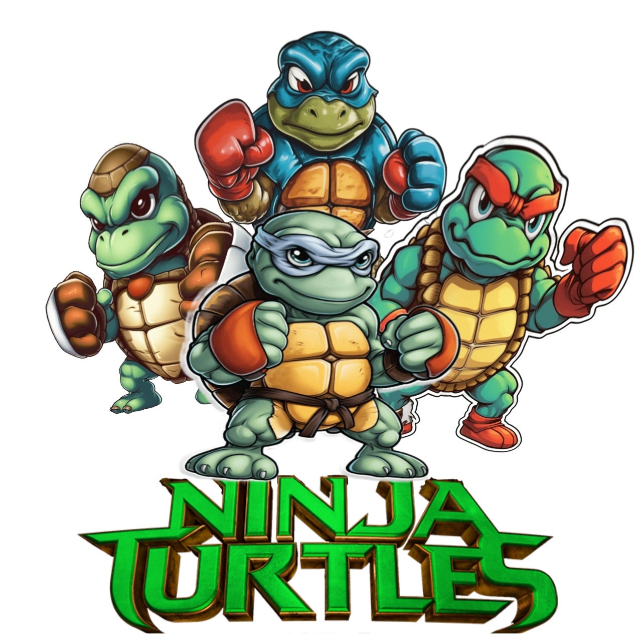 Ninja Turtles Clipart JPG/PNG/SVG - Etsy