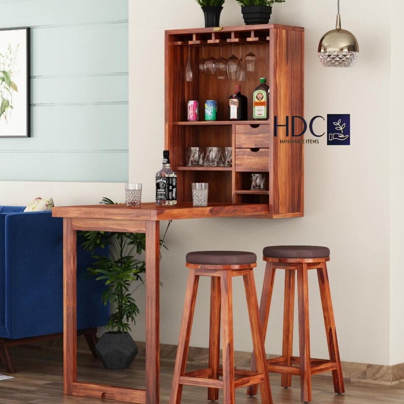 Wall Bar Cabinet - Etsy UK