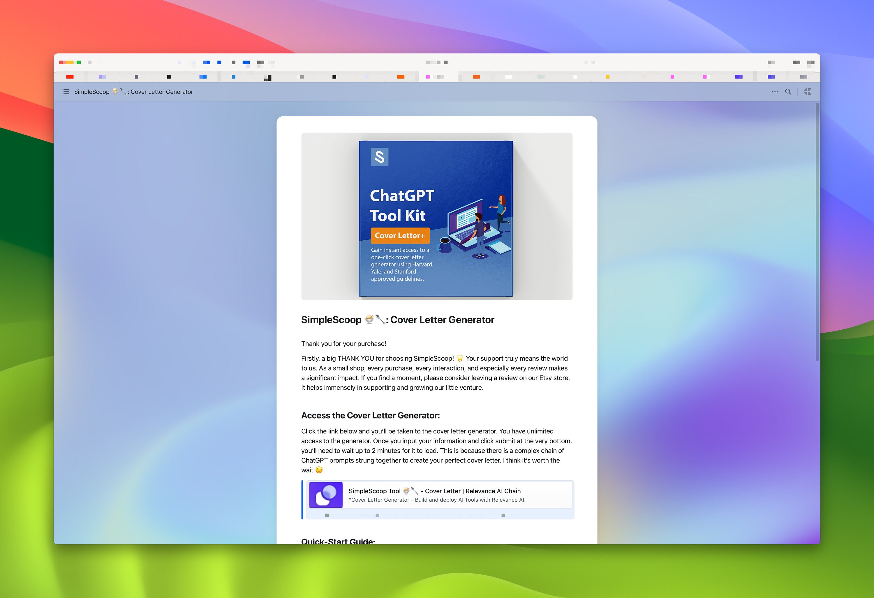 Chatgpt Tool Kit: Cover Letter Generator, Web Application for Business ...