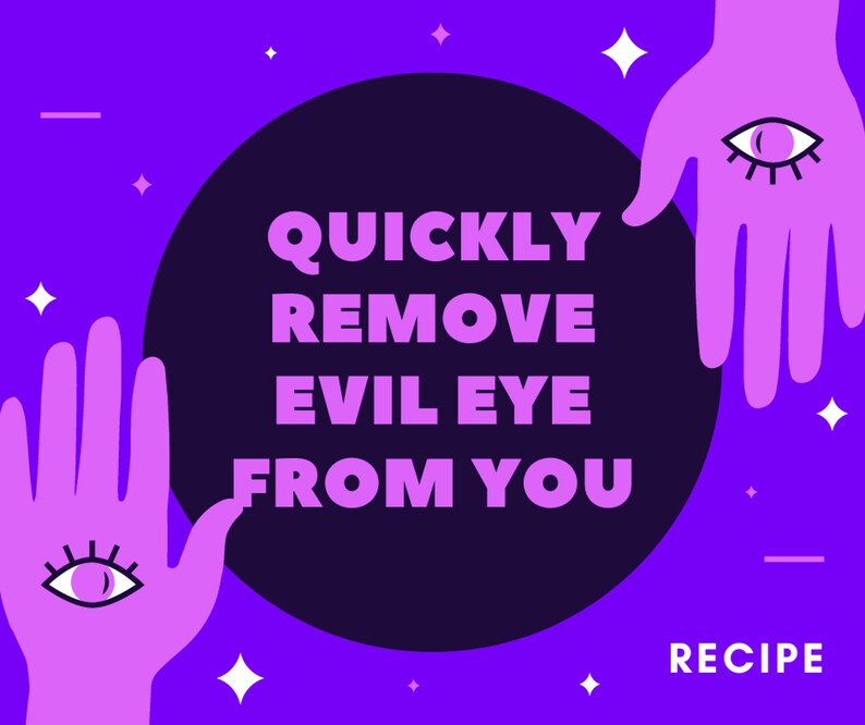 Quickly Remove Evil Eye From You - Etsy
