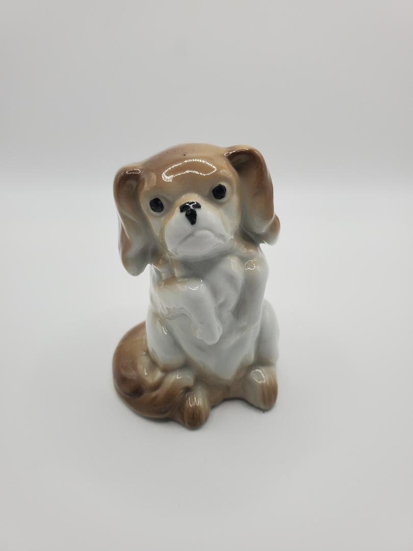 Vintage Pekingese Dog Figurine Germany - Etsy
