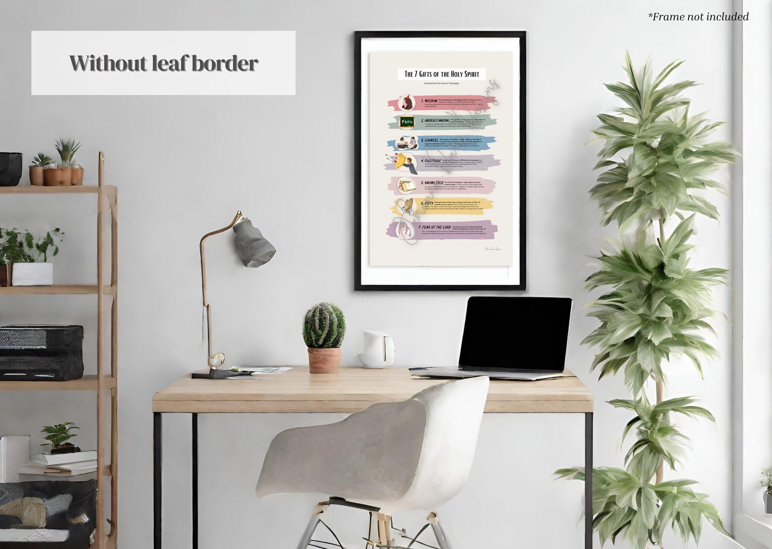 Seven Gifts of Holy Spirit Poster Catholic Poster Holy Spirit ...