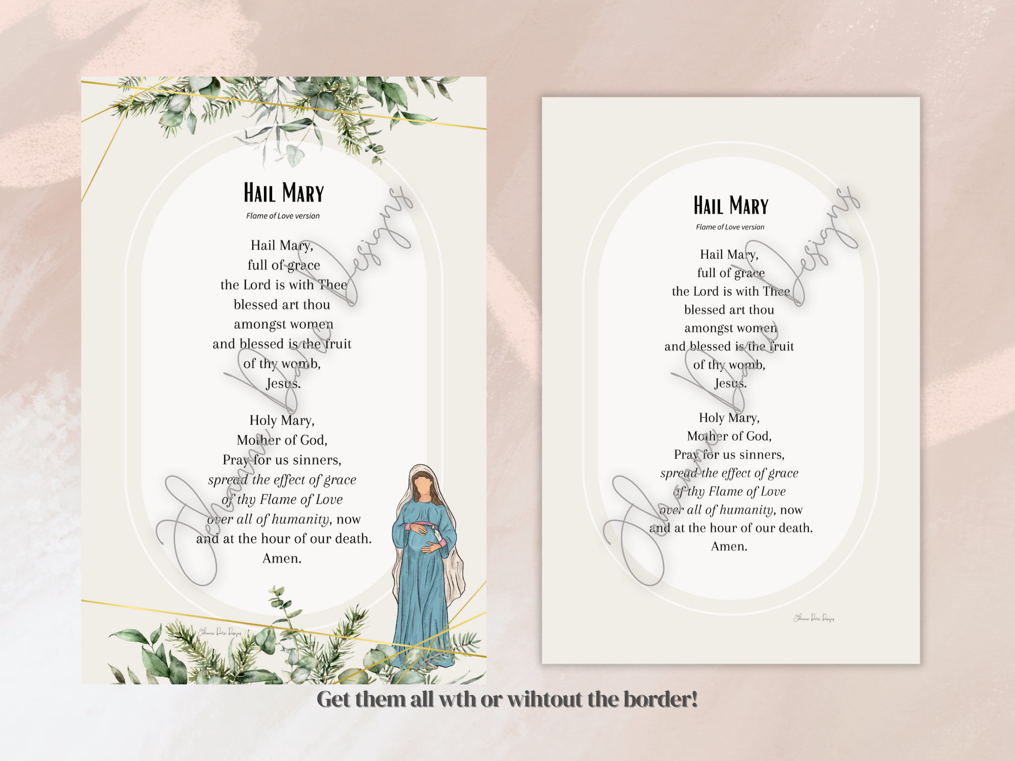 Catholic Educational Posters Bundle Christian Wall Art Faith Decor Kids ...