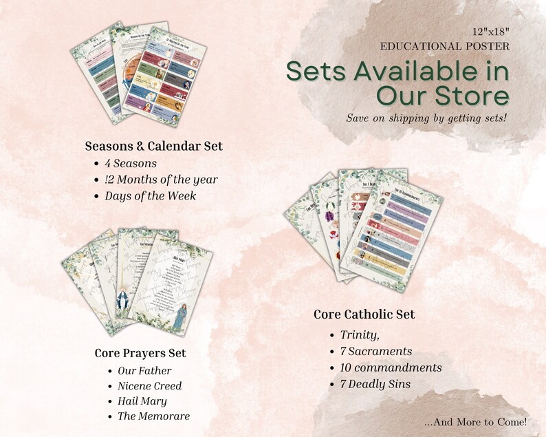 The Memorare Catholic Prayer to Mary Prayer Poster Catholic Art Wall ...