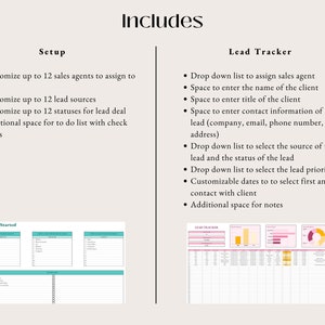 Lead Tracker Google Sheets Client Tracker Template Client Management ...