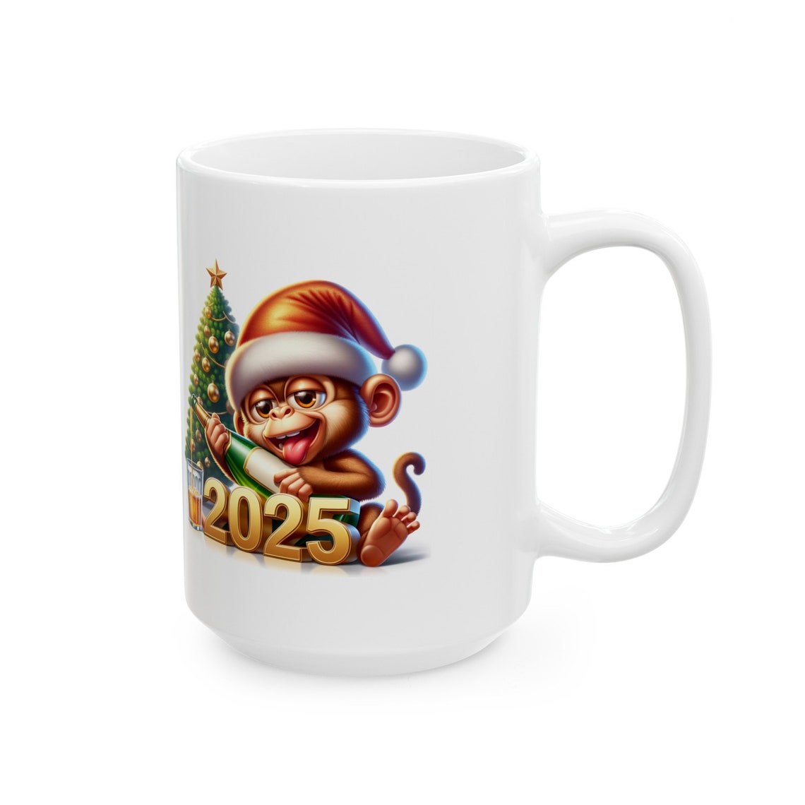 Drunk Monkey, Monkey Mugs, Drunk Monkey Mugs, Ceramic Mug, 11oz, 15oz ...