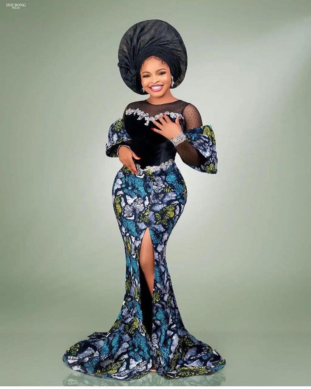 Luxury African Prom Dress Ankara Mermaid Dress African Couture - Etsy