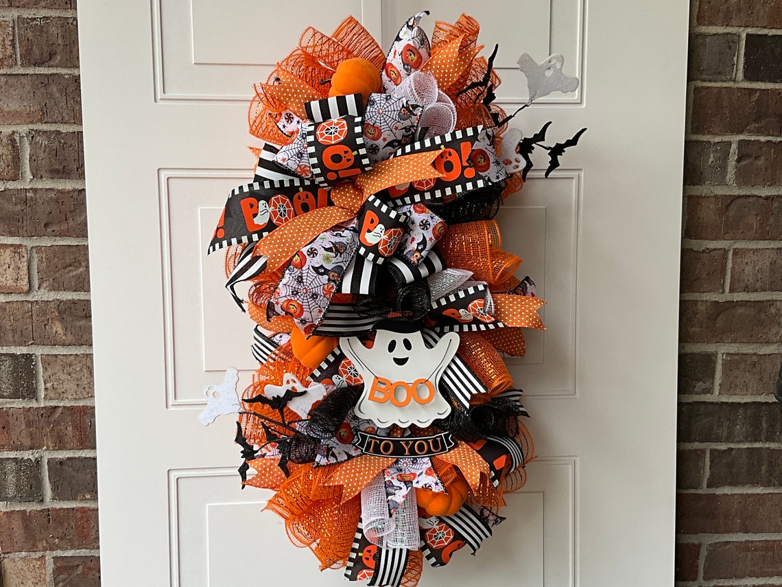 Orange Ghost Swag - Etsy