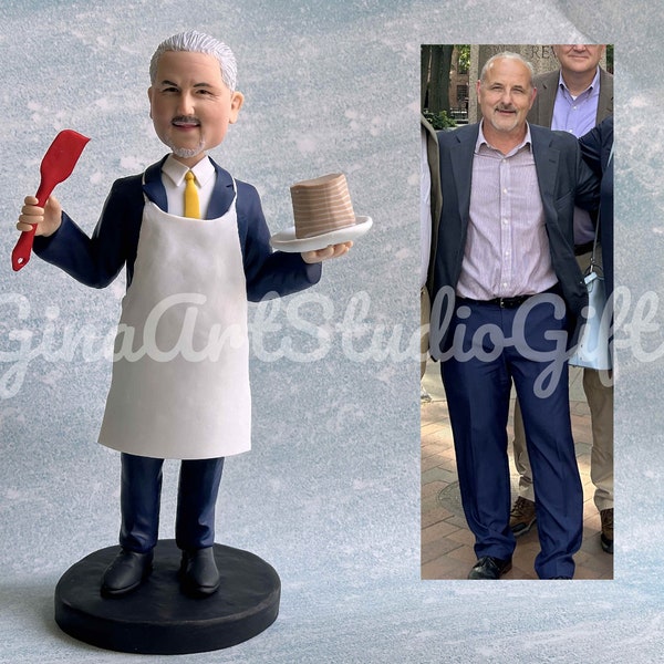 Chef Cake Topper - Etsy