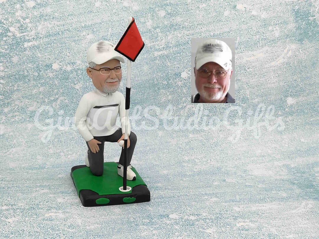 Golfer Bobblehead Custom, Golf Gift Personalized, Valentines Day Gift ...