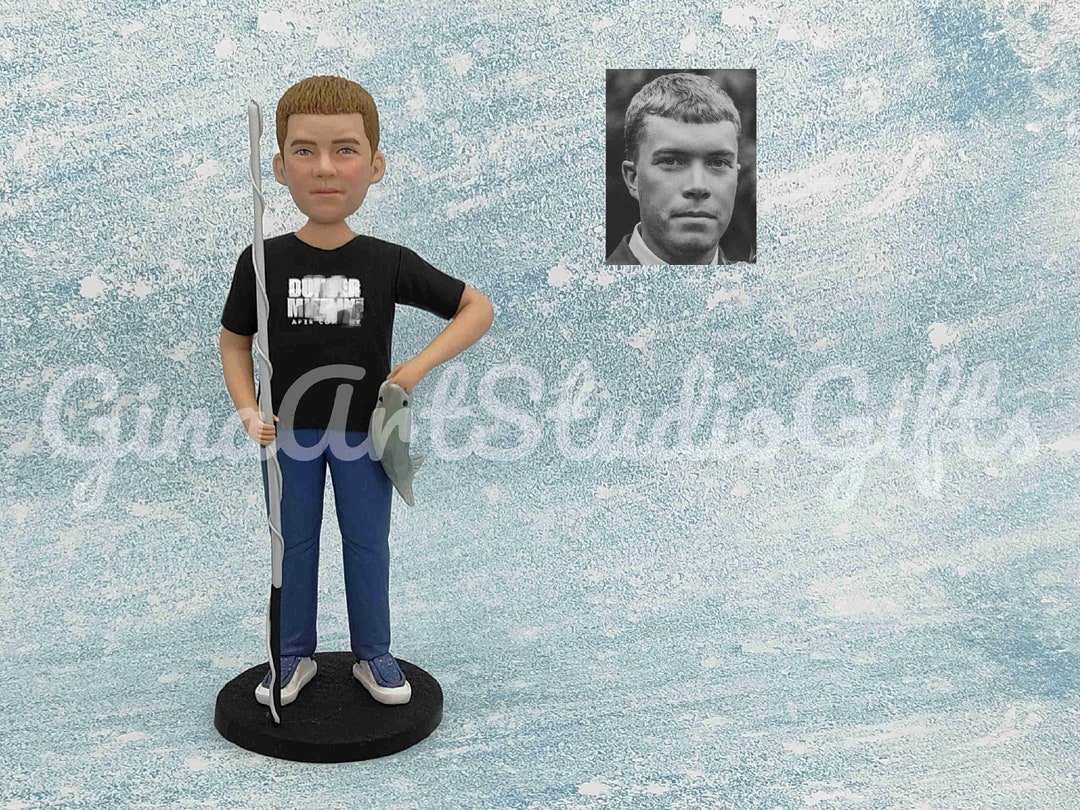 Custom Bobbleheads for Fishman, Custom Fishing Bobblehead, Custom ...
