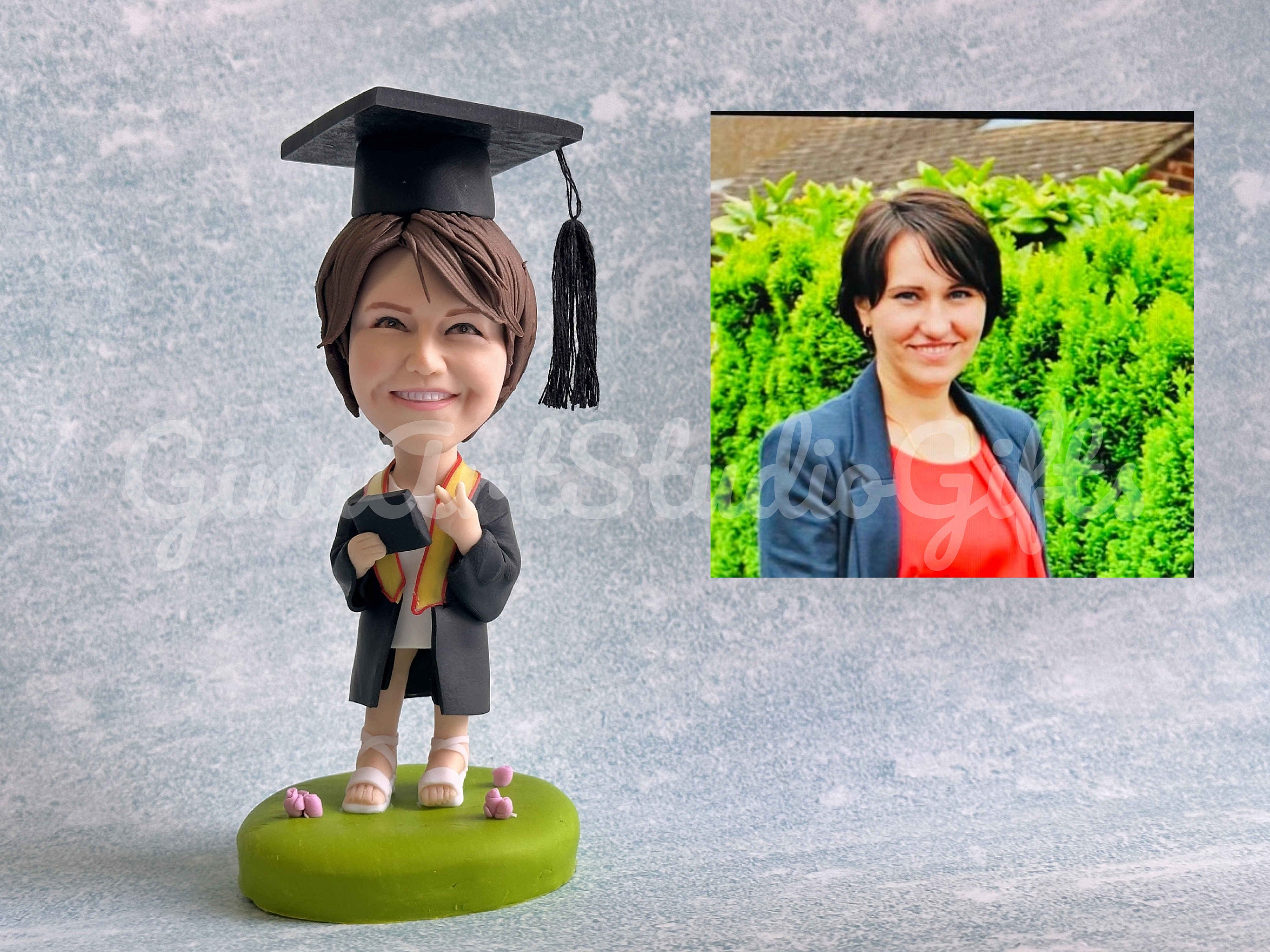 Graduate Bobbleheads Custom, Personalized Graduate Figurine, Gift for ...