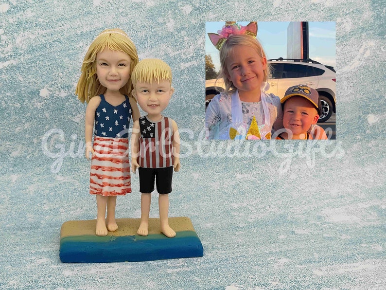 Kid Bobblehead Custom, Child Figure Personalized, Boy, Girl Birthday ...