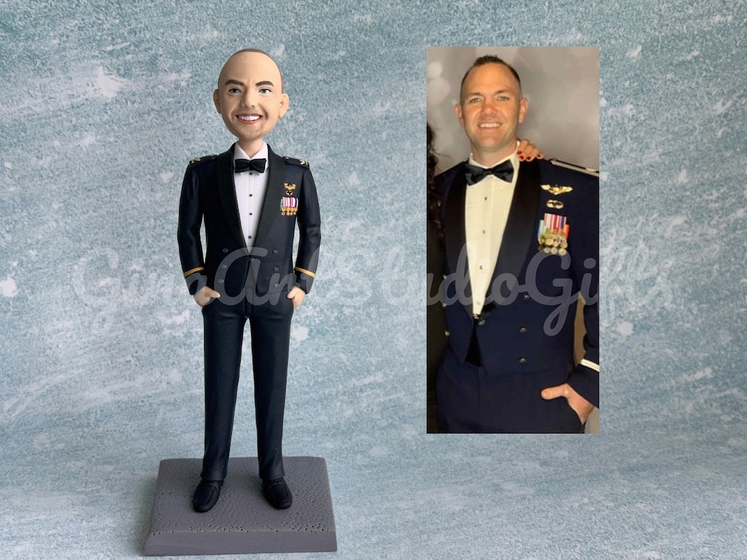 Custom Bobblehead for Soldier, Military Officer, Naval Officer, Army ...