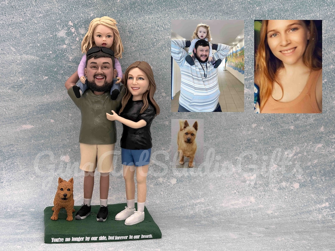 Family Bobbleheads Custom, Family Figurines Personalized, Custom Family ...