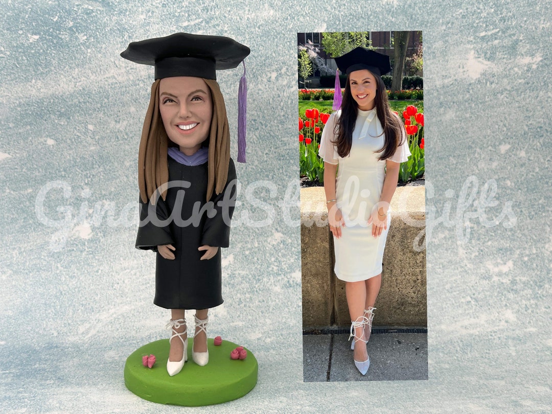 Graduate Bobblehead Custom, Personalized Graduation Gift for University ...