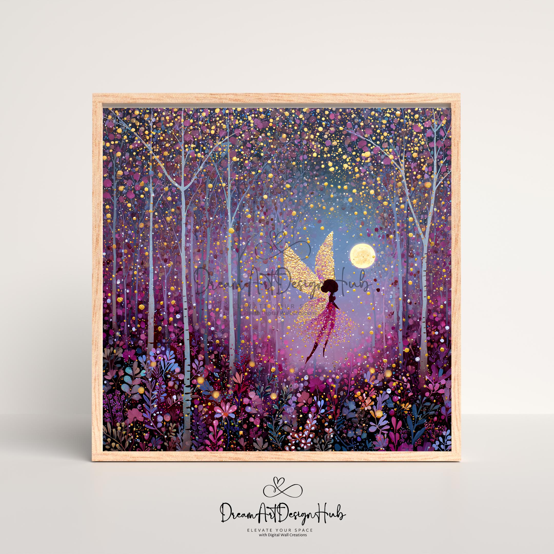 Aurora Celestia & Faye Fairy Wall Art Set | Enchanted Forest Guardians ...