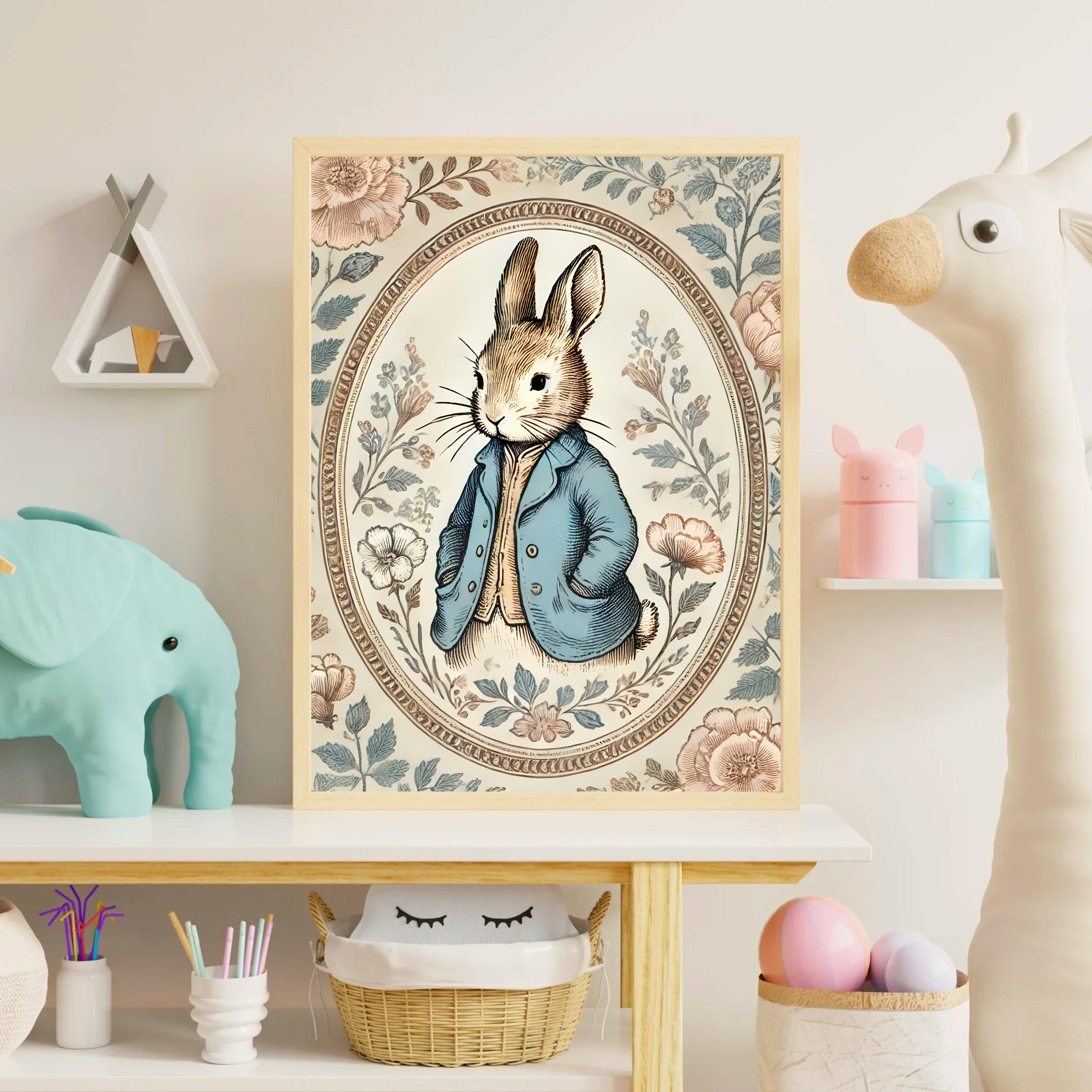 Vintage Peter Rabbit Woodland Nursery Decorations Printable Baby Kid ...
